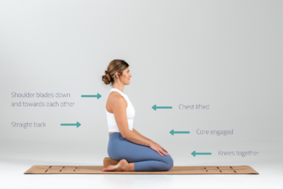 How to do a Hero Pose Yoga With Props and Modifications For Muscle ...