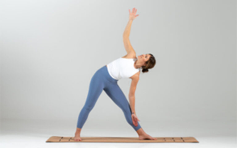 Easy Triangle Pose to Try at Home - Body By Yoga